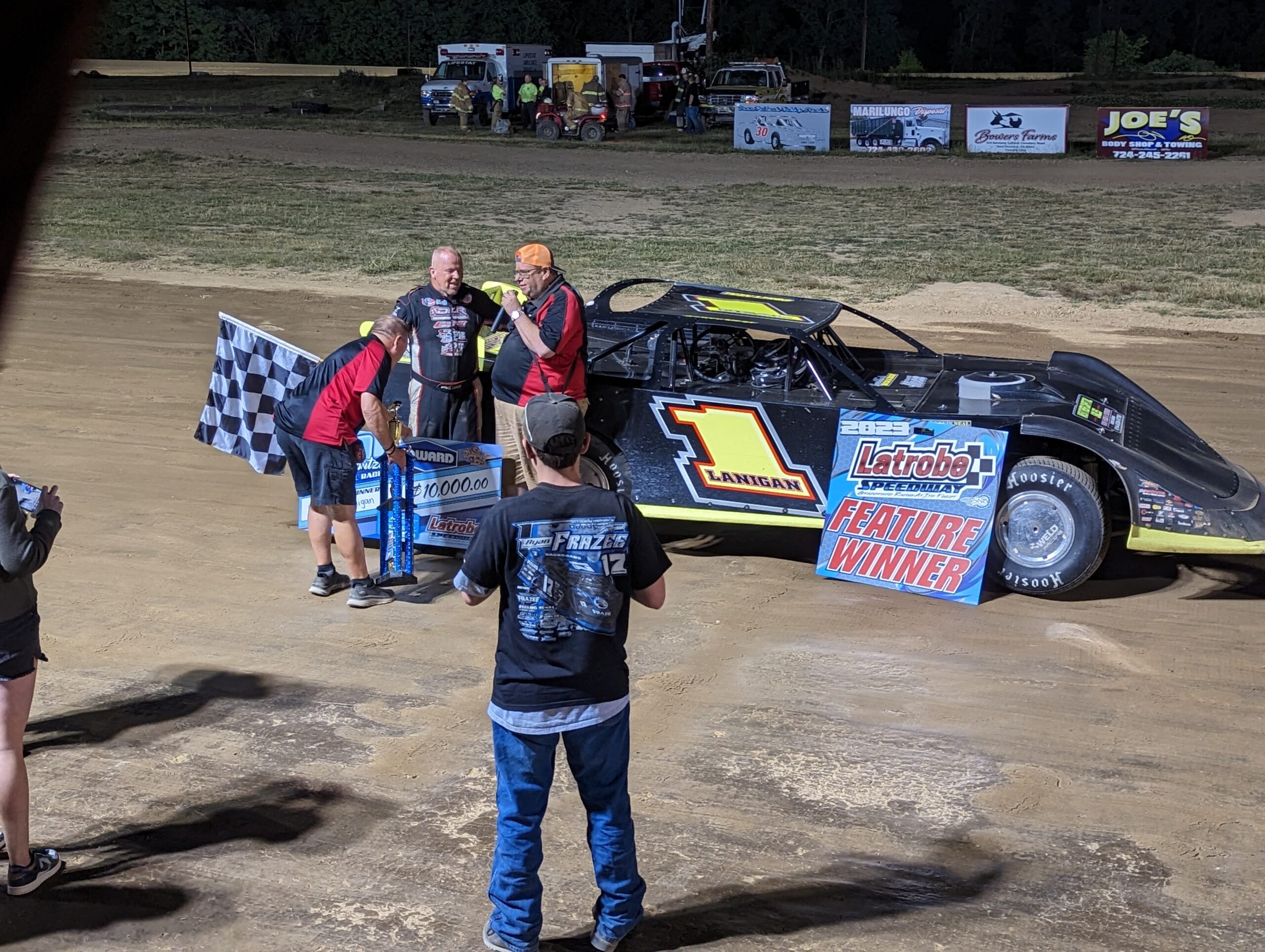 LANIGAN WINS THE STERBUTZEL MEMORIAL RACE – Latrobe Speedway