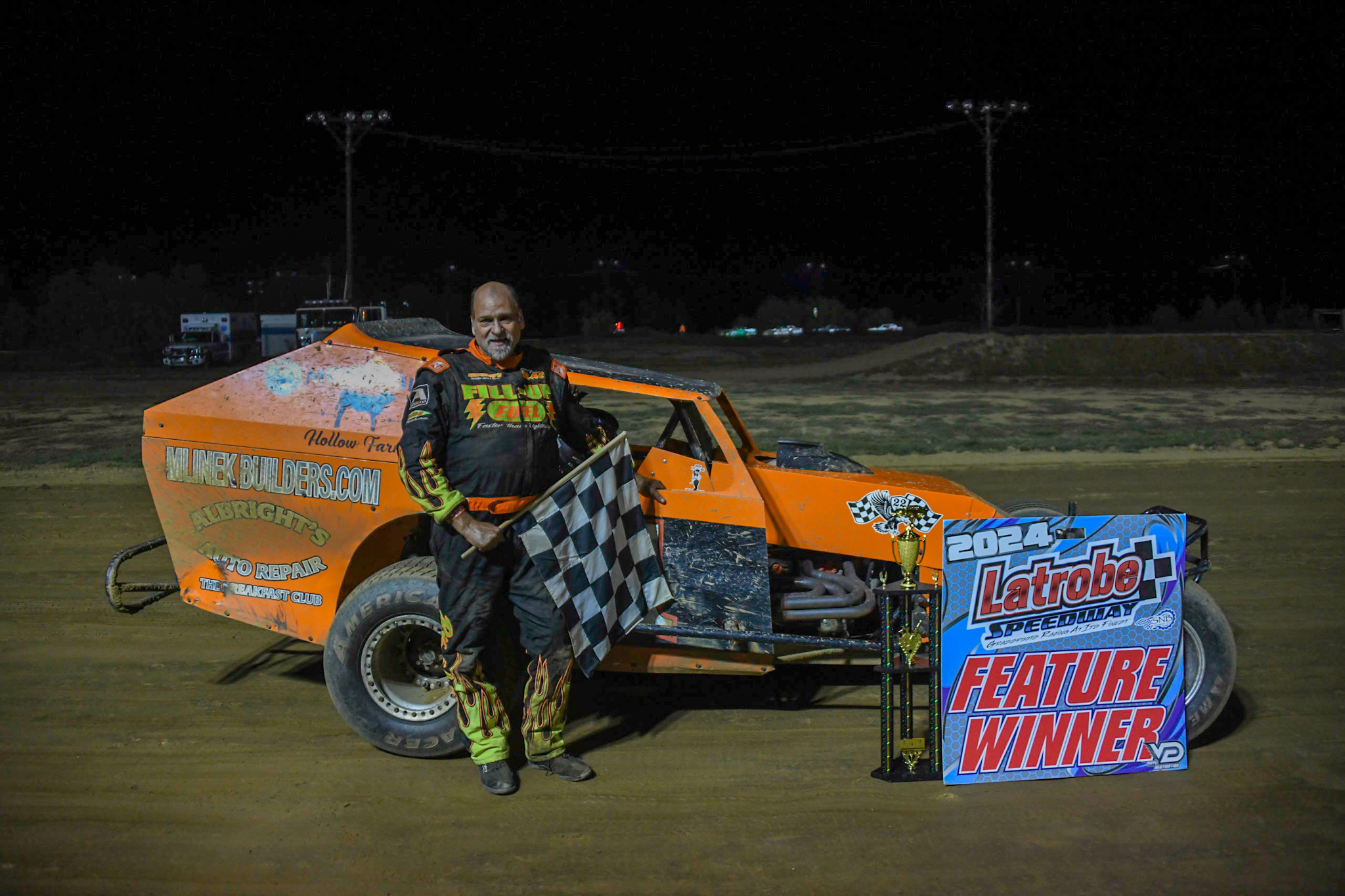 Wally Stock WINS 12th Feature of the season at Latrobe Speedway ...