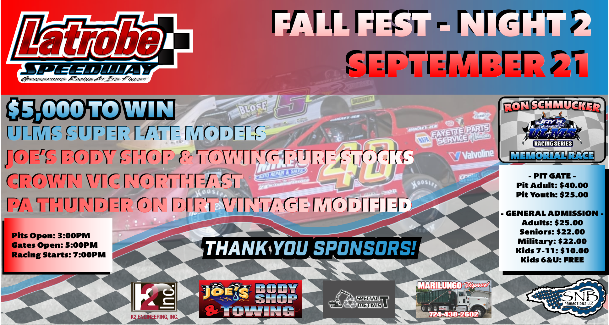 Fall Fest Night 2 is a go! – Latrobe Speedway